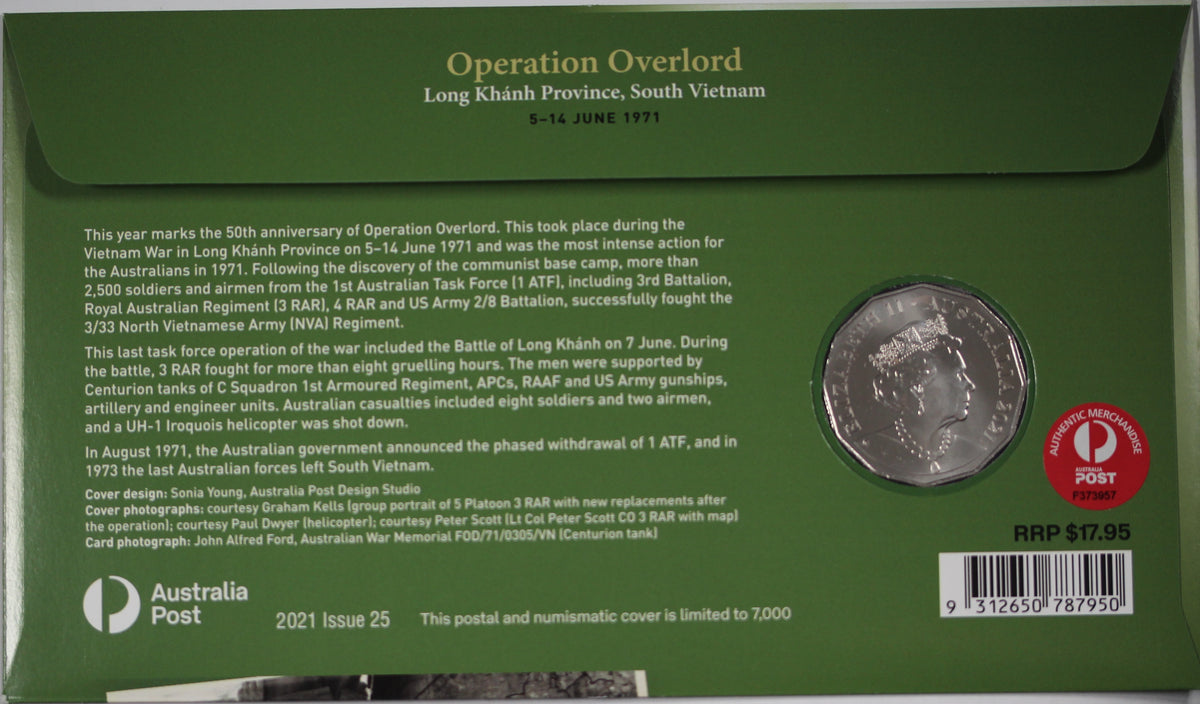 2021 Operation Overlord Long Khan Province 50c PNC – Thompsons Coins