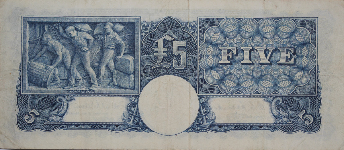 Five Pounds 1952 Coombs/Wilson VF – Thompsons Coins