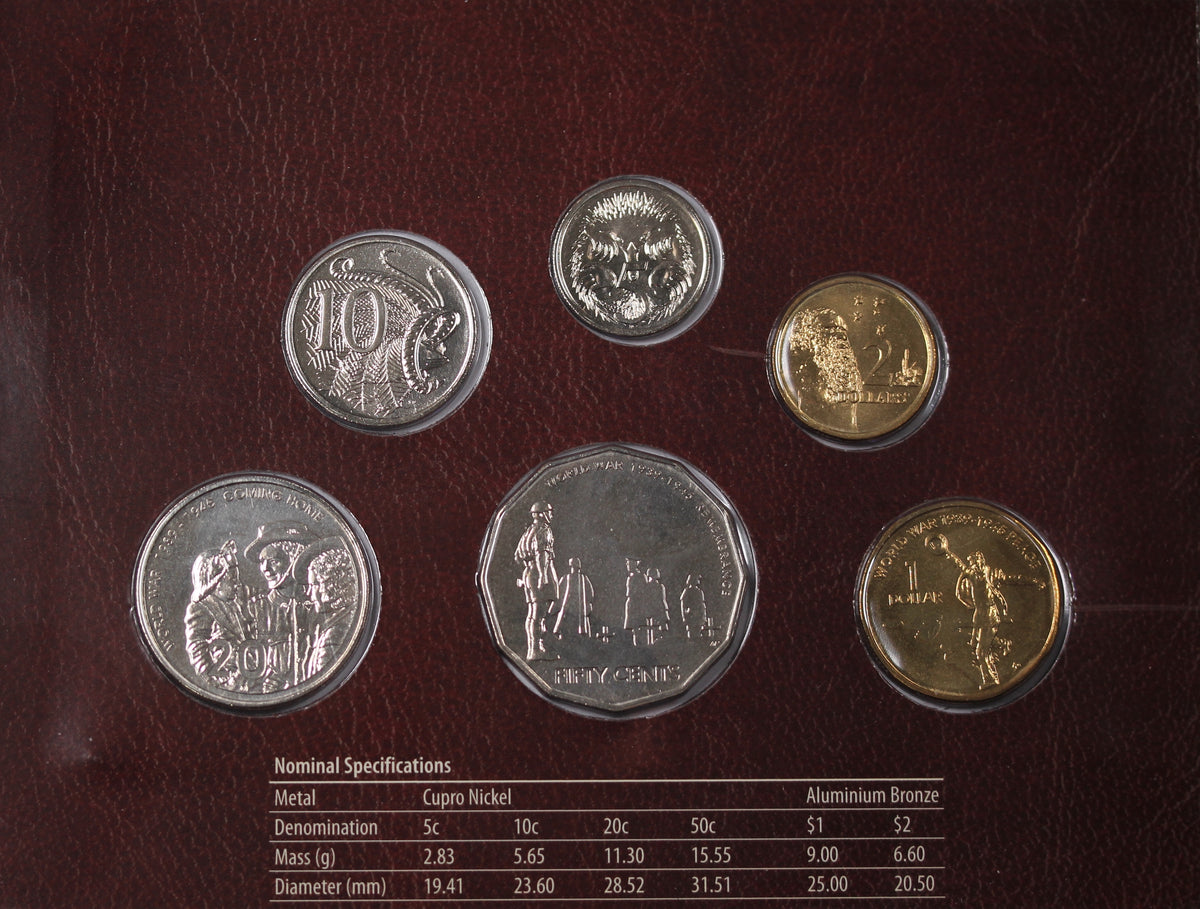 2005 Mint Set (Anniversary End of WWII) – Thompsons Coins