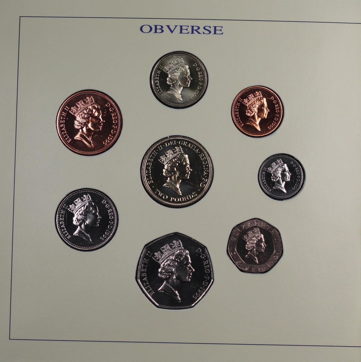GB 1995 Brilliant Uncirculated Coin Set – Thompsons Coins