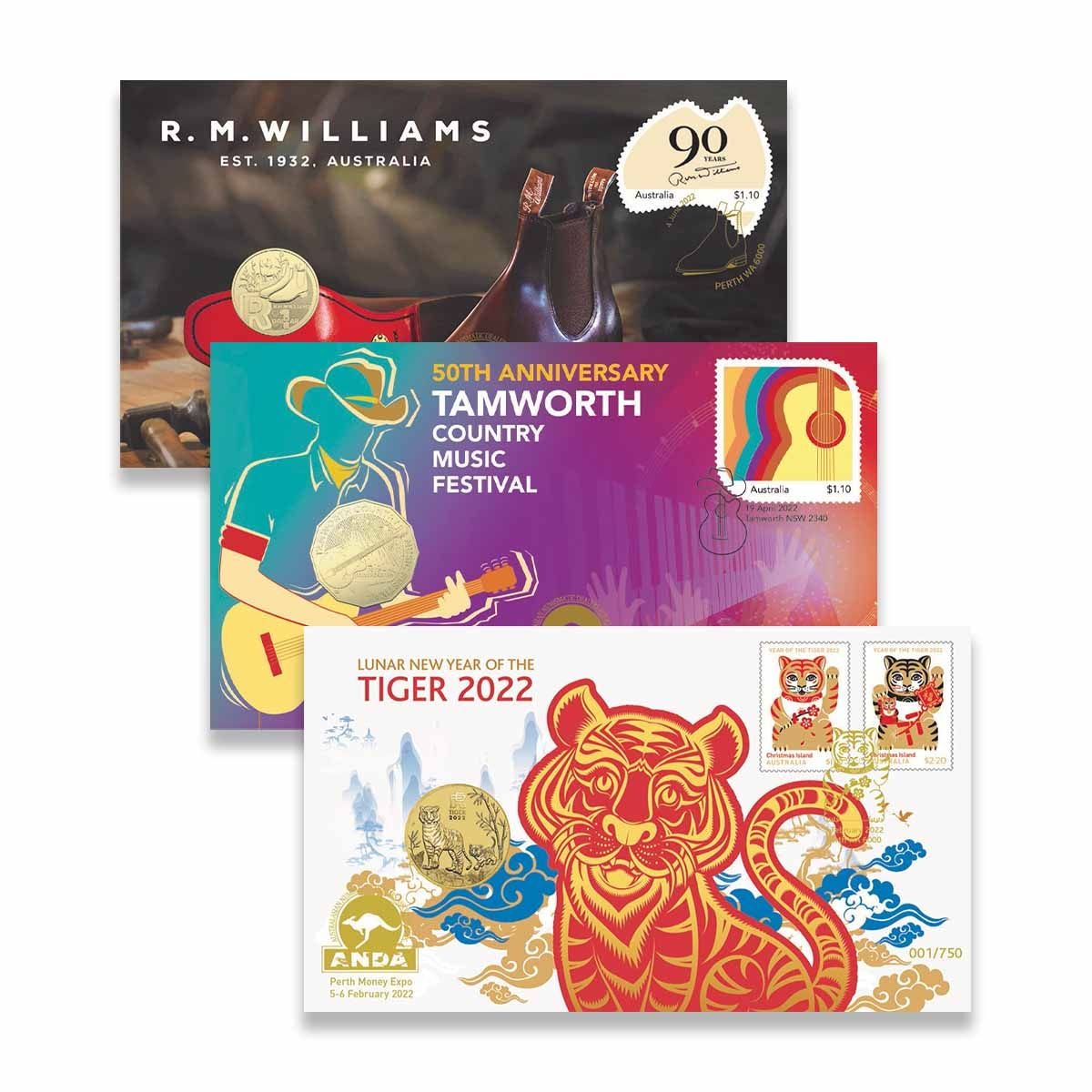 2022 Perth ANDA Money Expo PNC Trio – Thompsons Coins